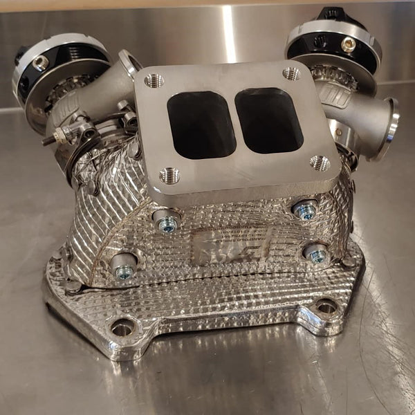 TURBLOWN TWINSCROLL FC3S TURBO MANIFOLD - Turbosource